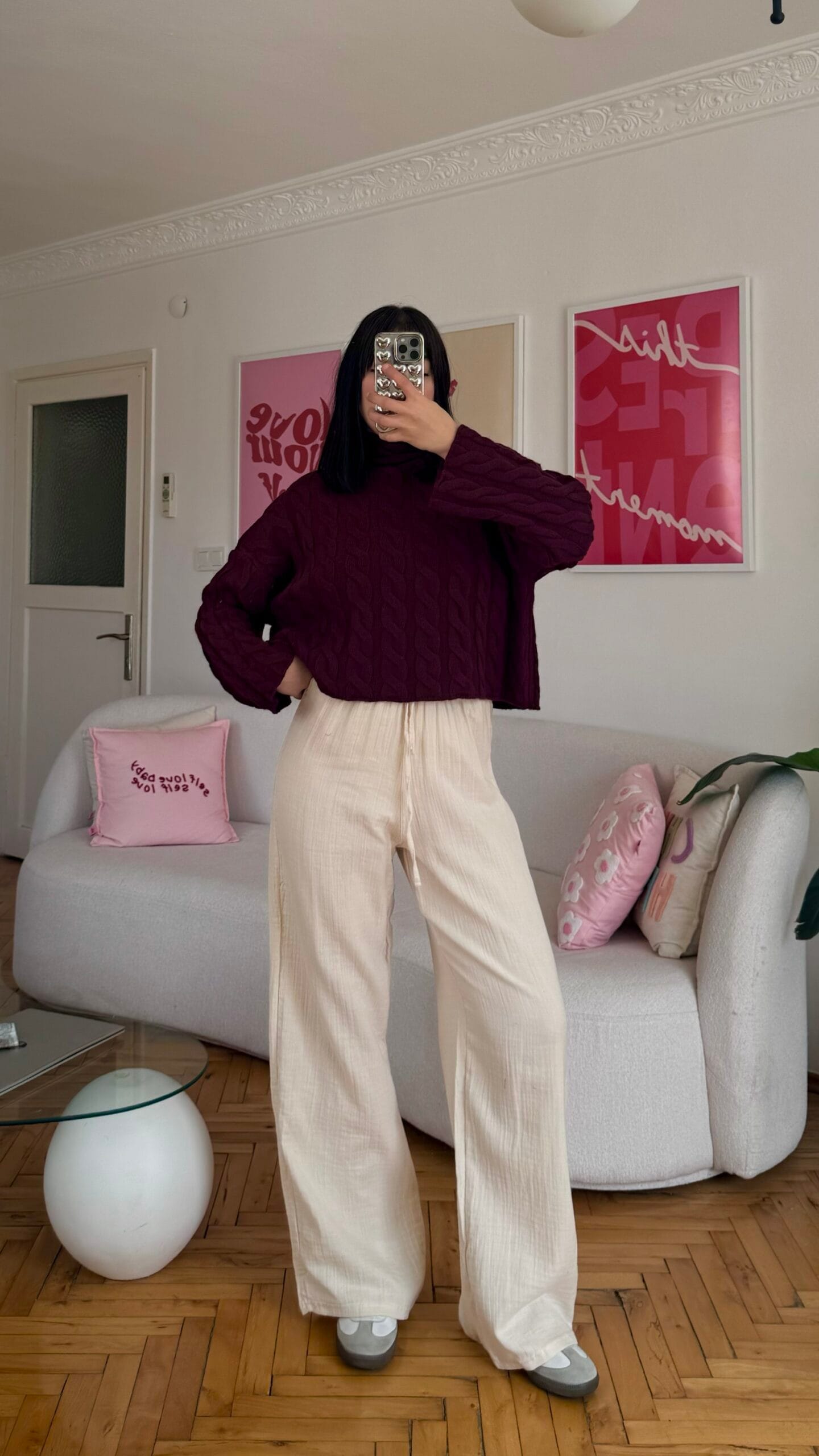 Mady Beige Linen Pants – Dice Store.